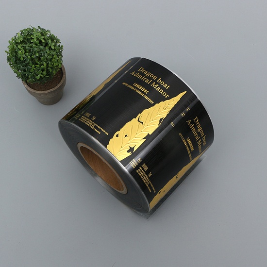 personalized logo wine glass bottle adhesive label sticker